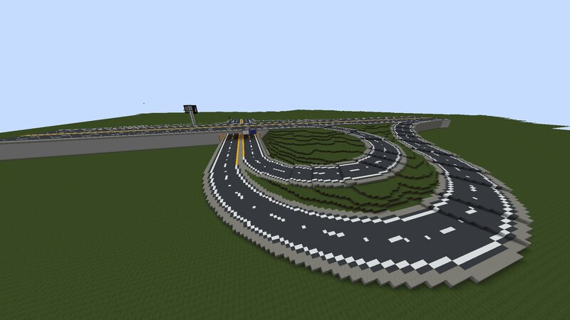 Roads, Intersection and Highways (Wecahop.com) Minecraft Map