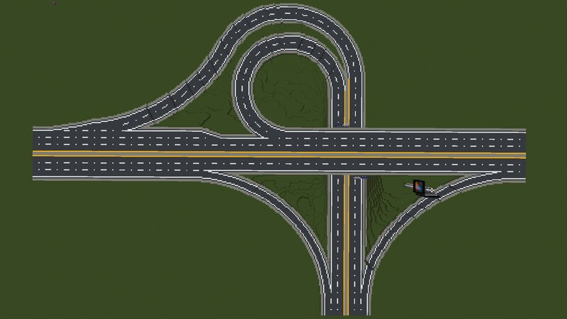 Roads, Intersection and Highways (Wecahop.com) Minecraft Map
