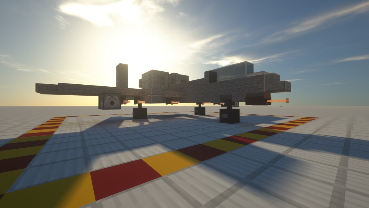 Compact CAS A-10 Warthog with Weapon Minecraft Map