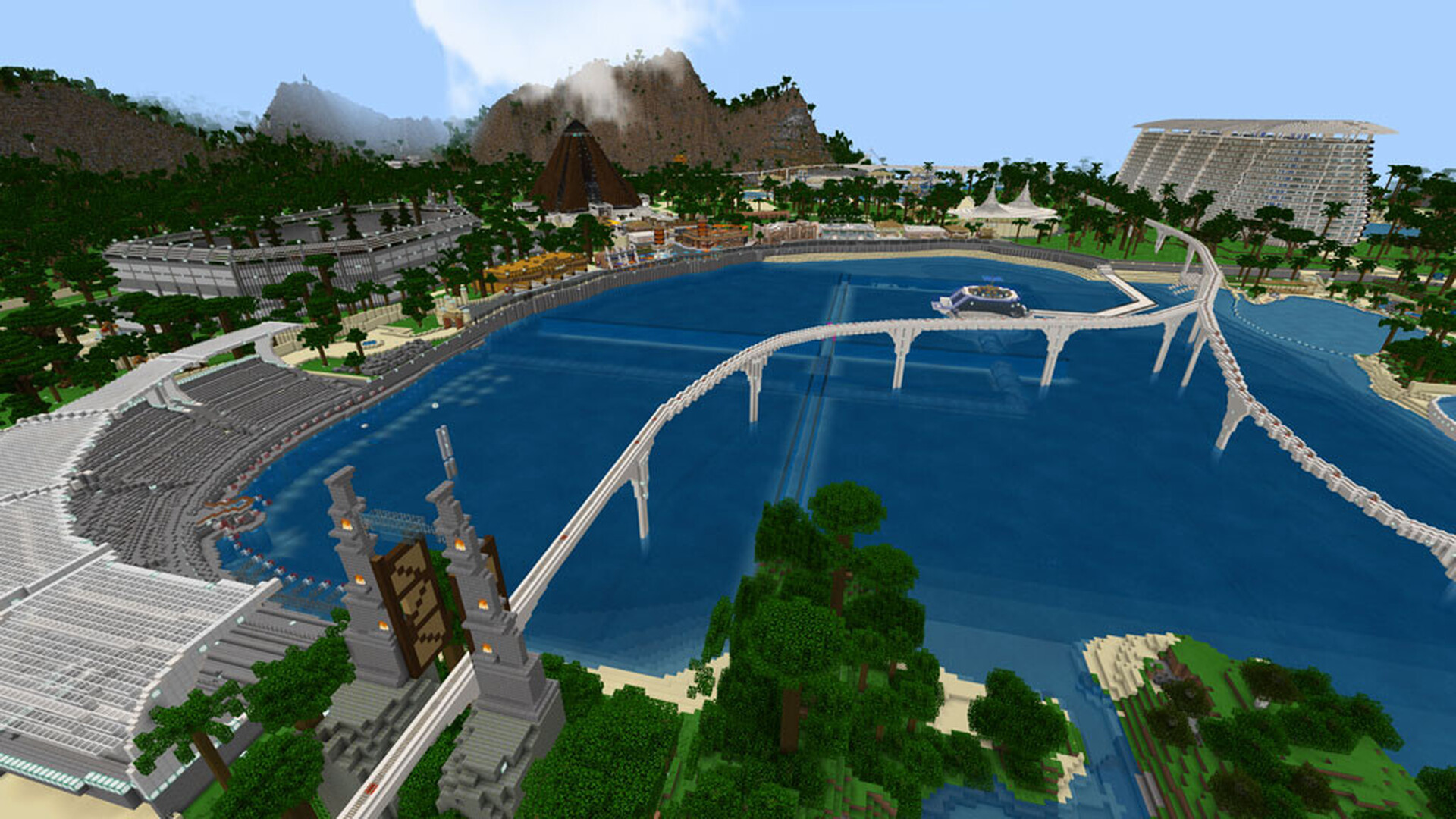 Jurassic World 2021 v1 My Minecraft Bedrock PE Dinosaurs Map World ...