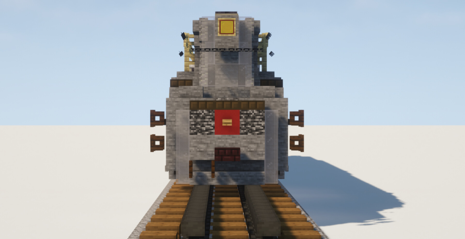 1.5:1 Scale Pennsylvania Railroad T1 Duplex Steam Locomotive Minecraft Map