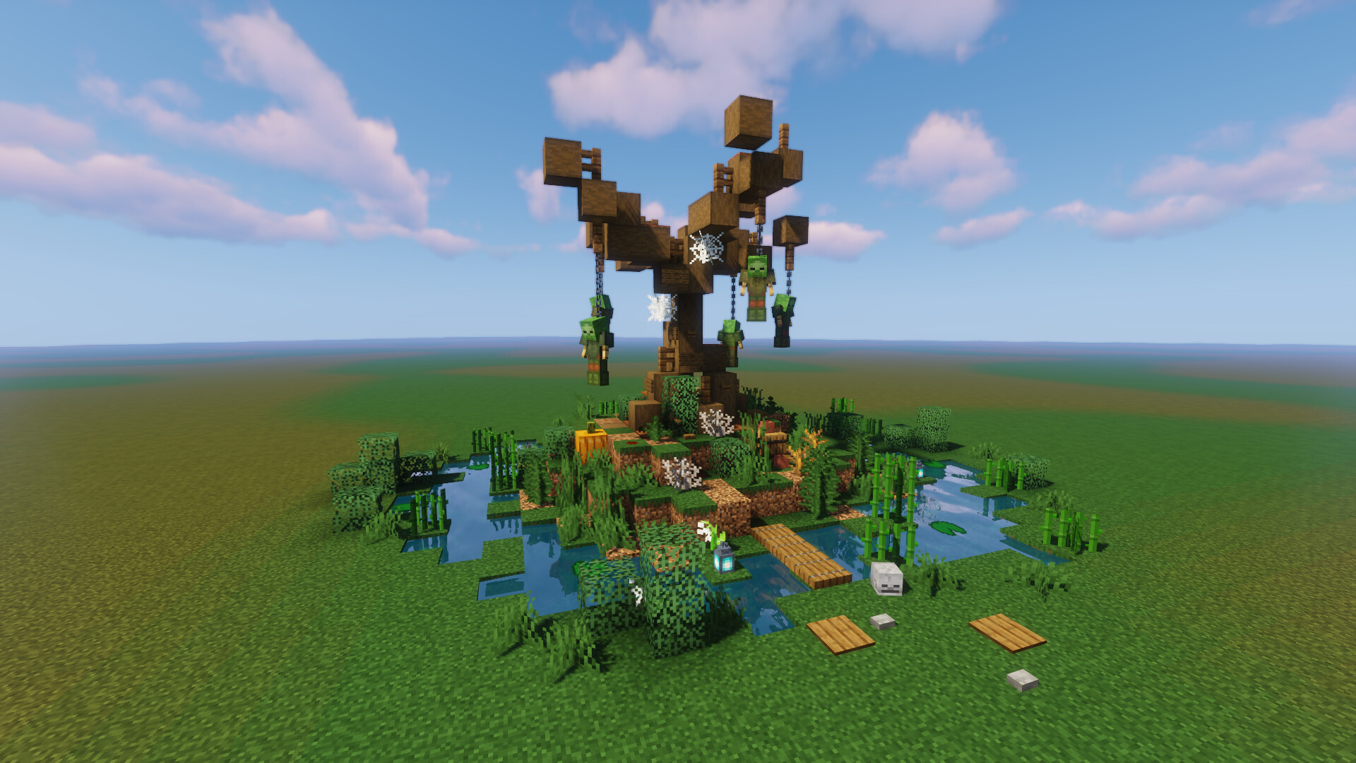 Hanging Tree - Halloween Build Minecraft Map