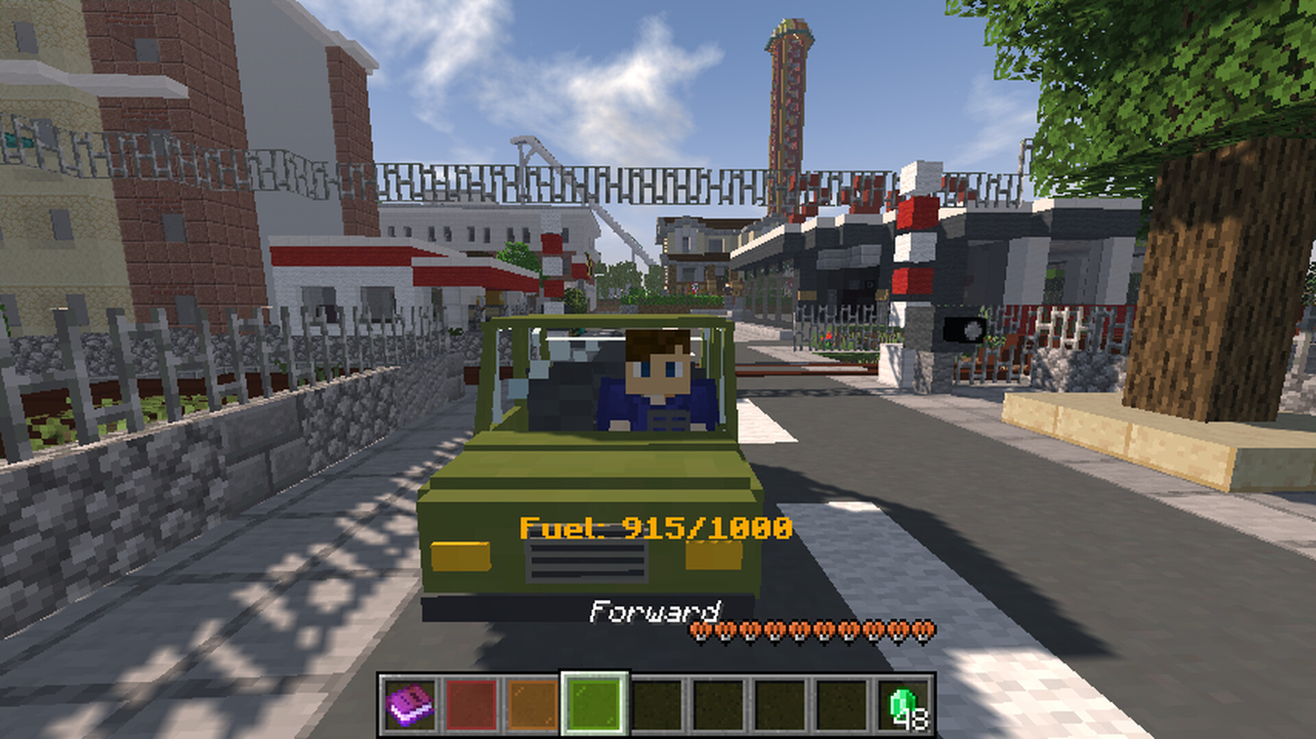 Portville - A city with working traffic system Minecraft Map