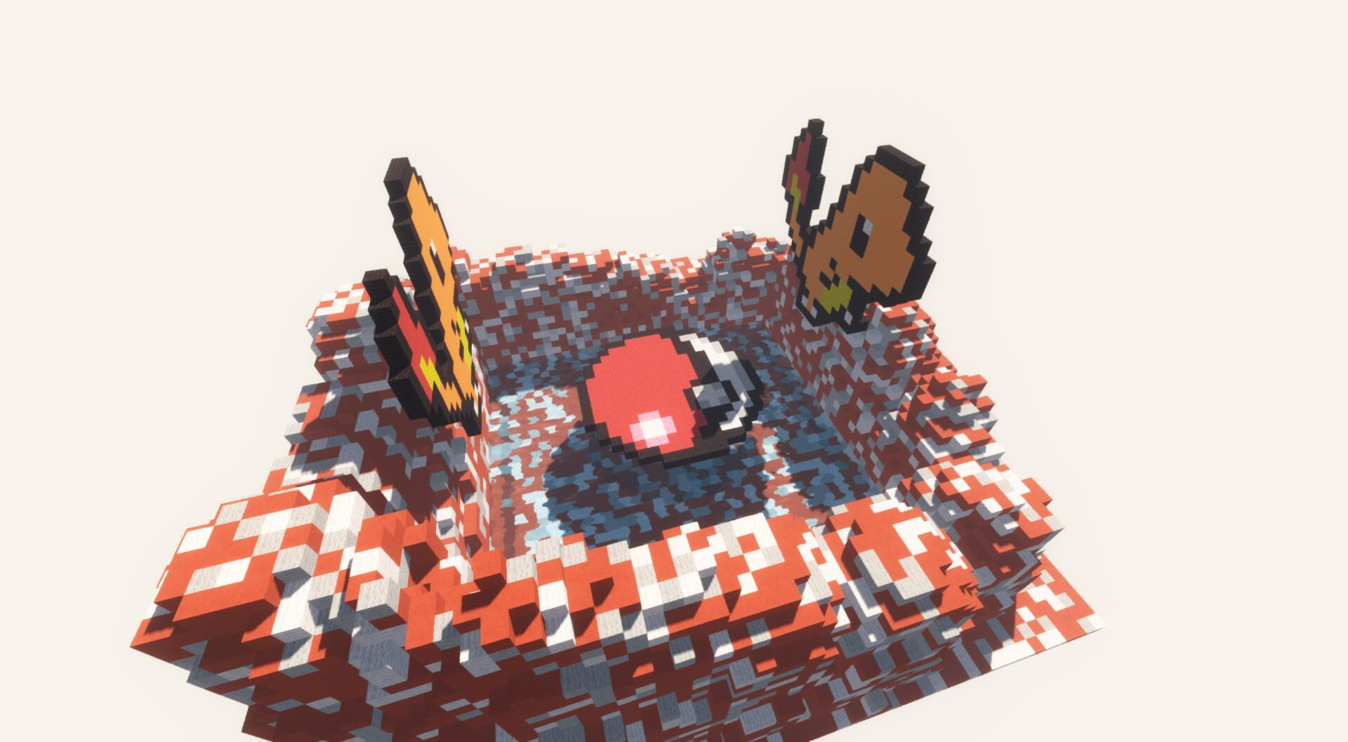 Pokemon | Sumo Map | 1vs1/2vs2 Map | Minecraft Map | PVP Minecraft Map