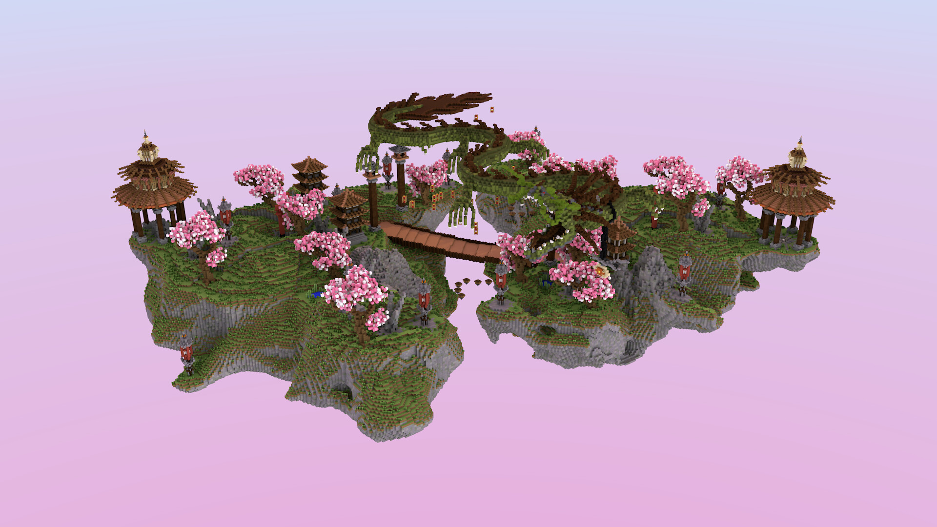 Oriental Custom End | 1.8+ Minecraft Map