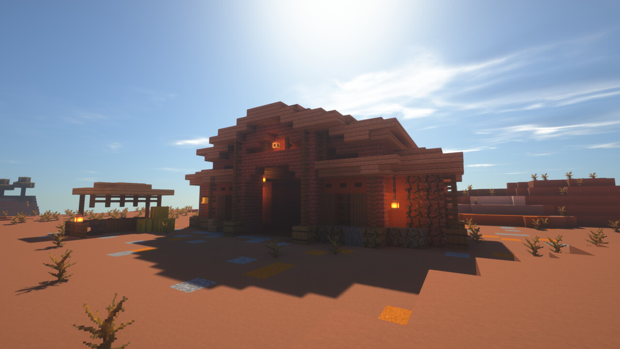 Wild West spawn Minecraft Map