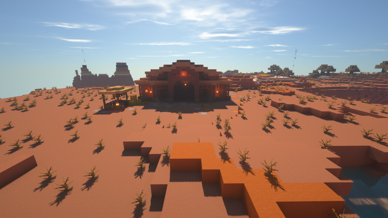 Wild West spawn Minecraft Map