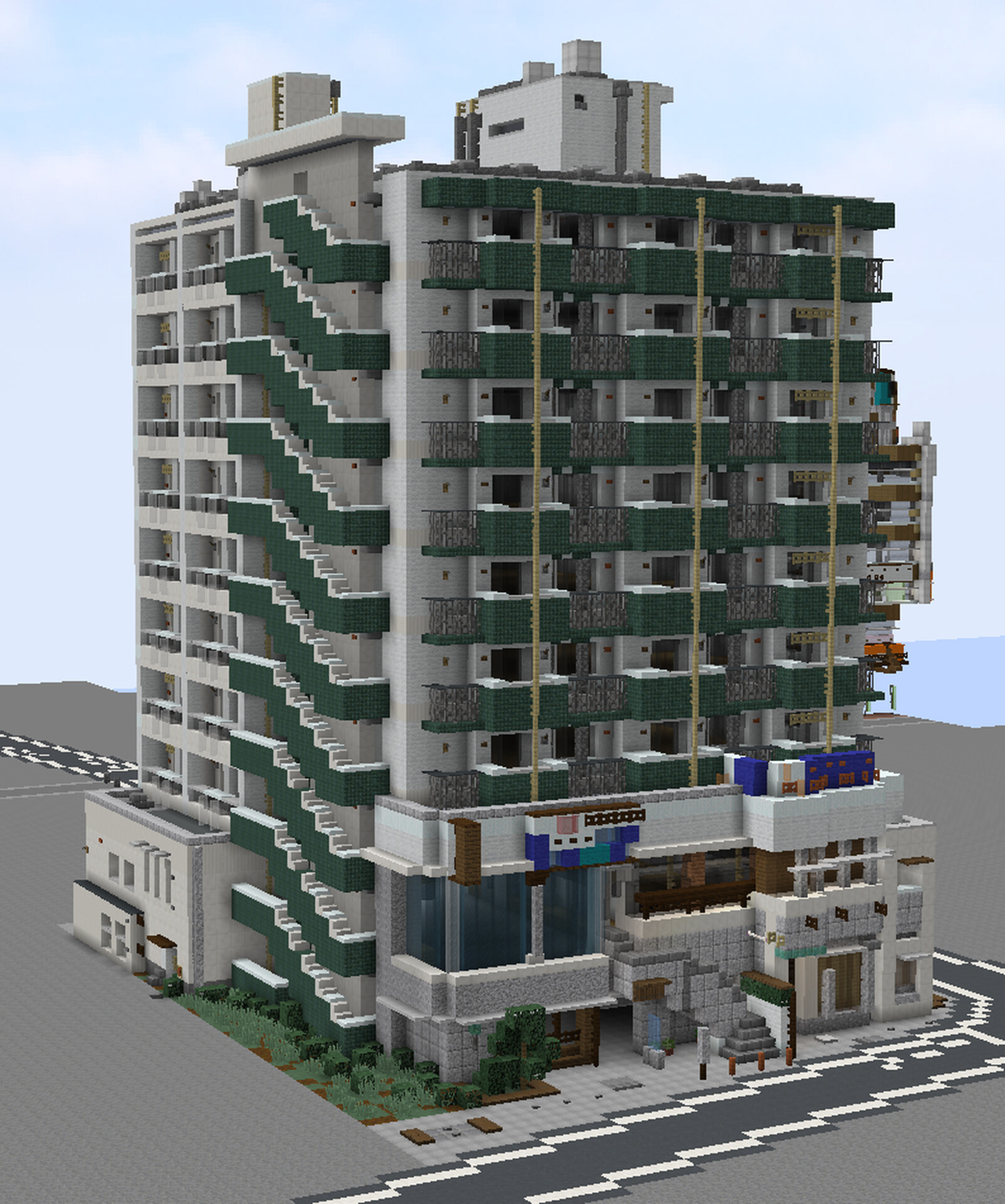 Buildings in Japan Minecraft Map