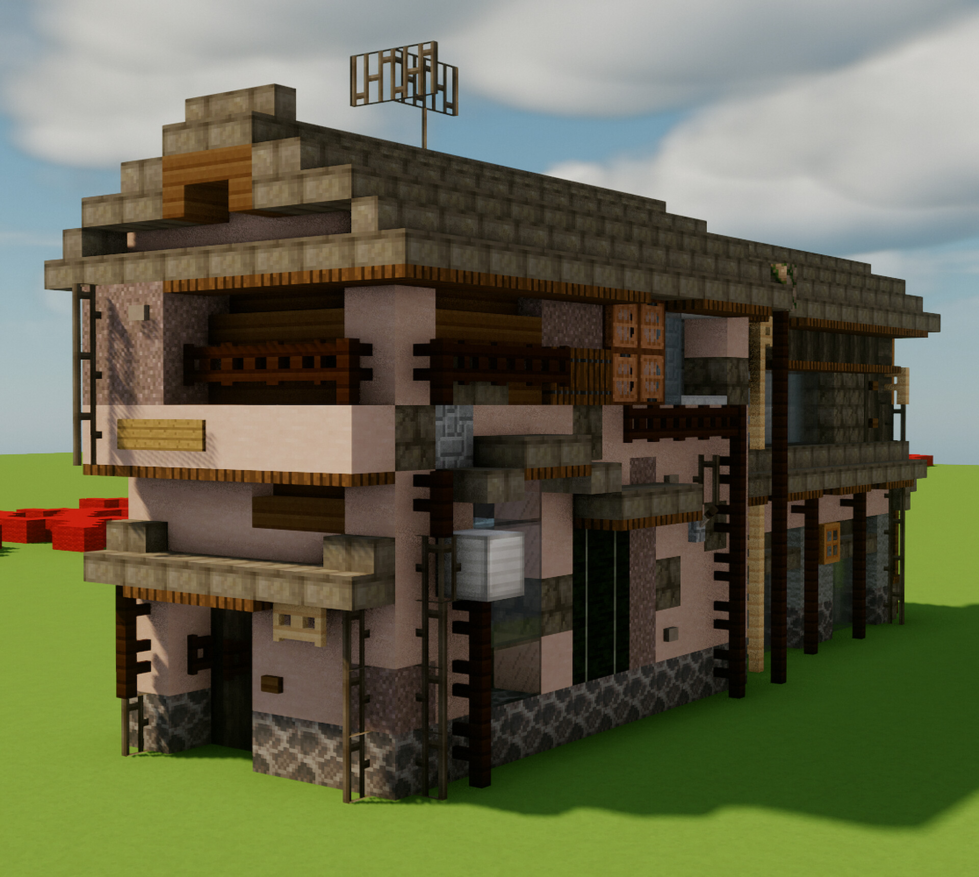 Buildings in Japan Minecraft Map