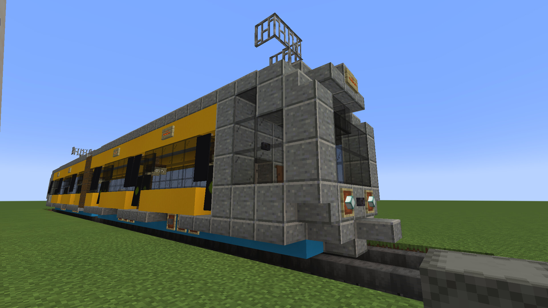 Custom Modern Streetcars with Size and Color Variants Minecraft Map