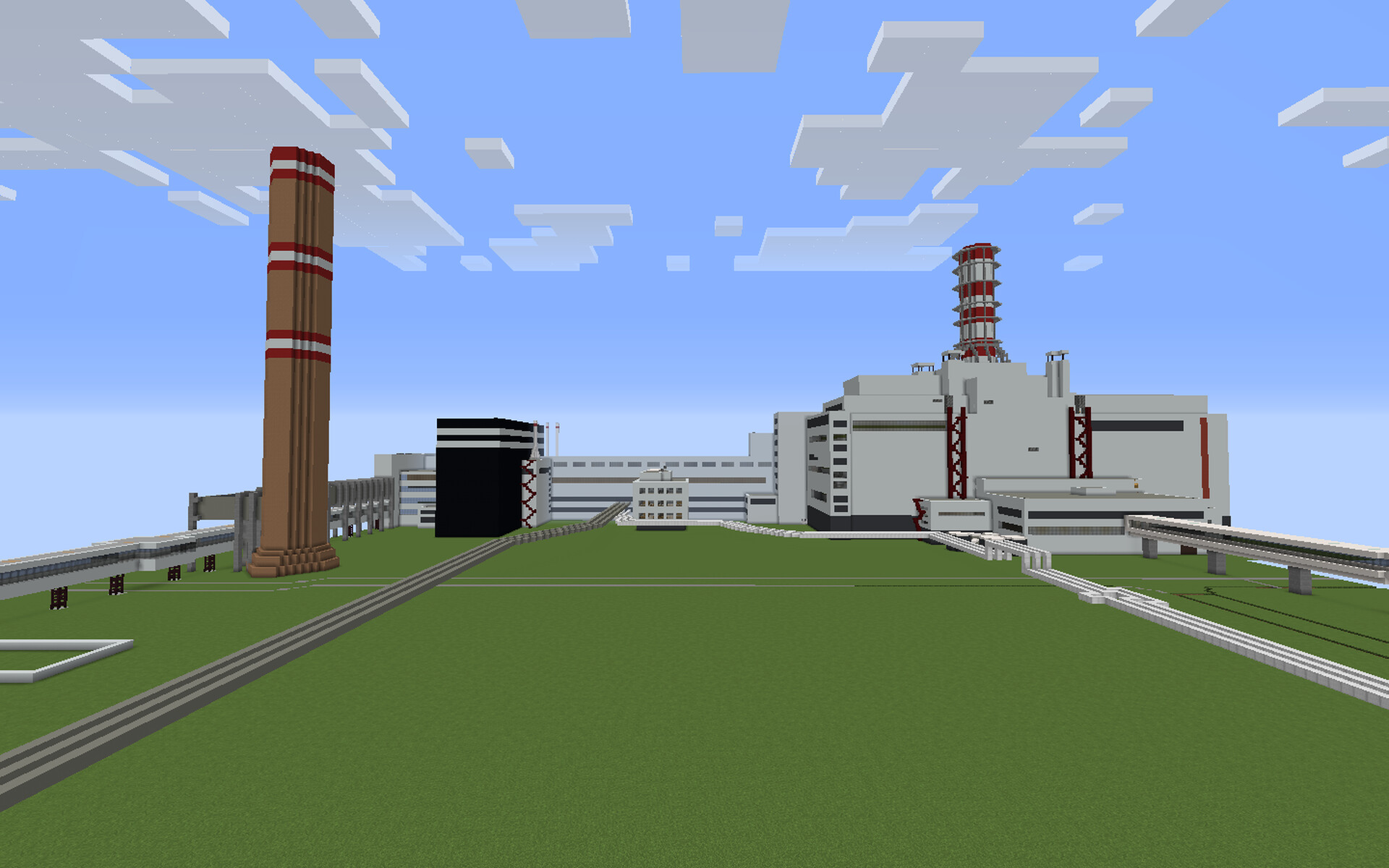 Chernobyl NPP before the accident version 1.14.4x Minecraft Map