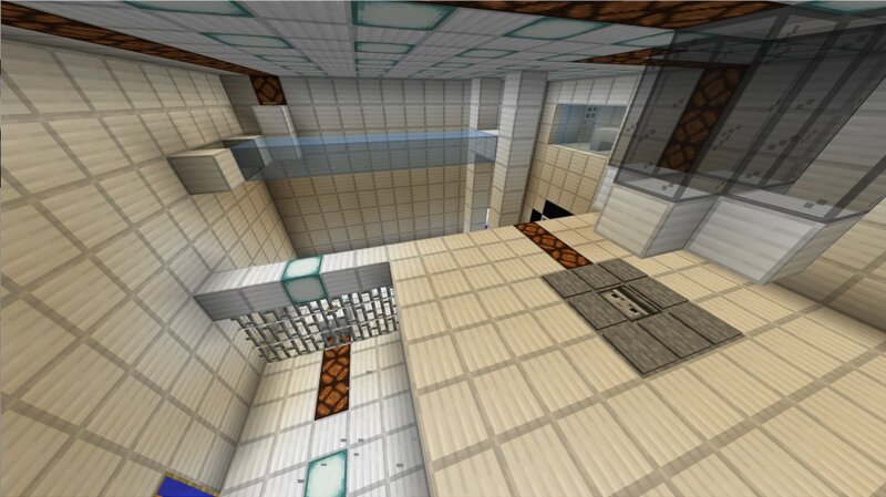 Portal 2 but in survival vanilla minecraft - Replica Minecraft Map