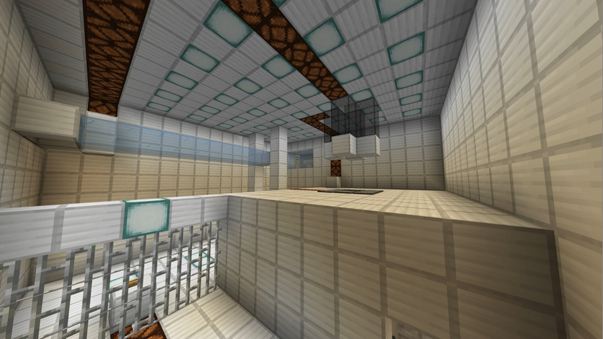 Portal 2 but in survival vanilla minecraft - Replica Minecraft Map