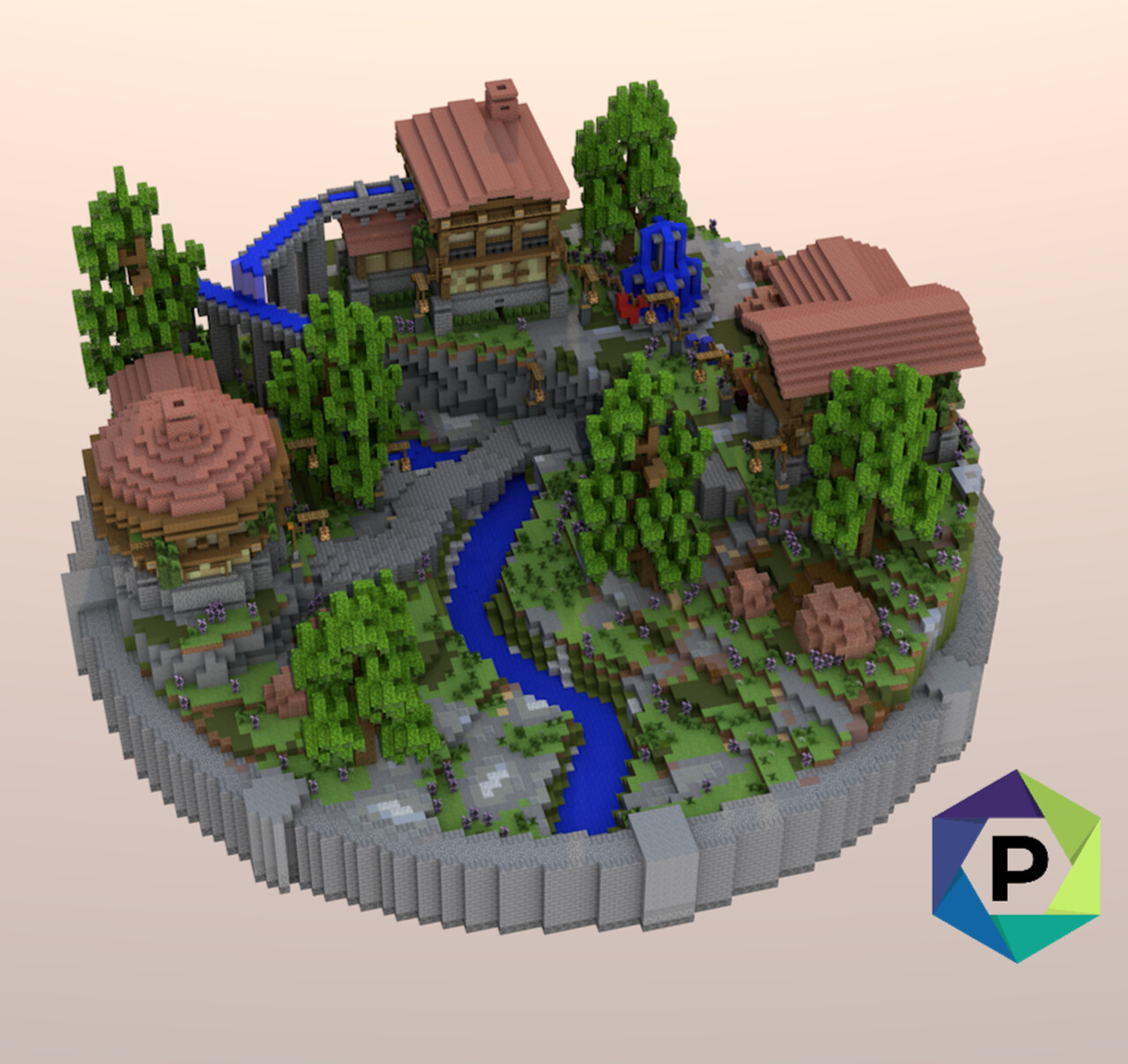 Viaduct Village Hub | 1.8+ Minecraft Map