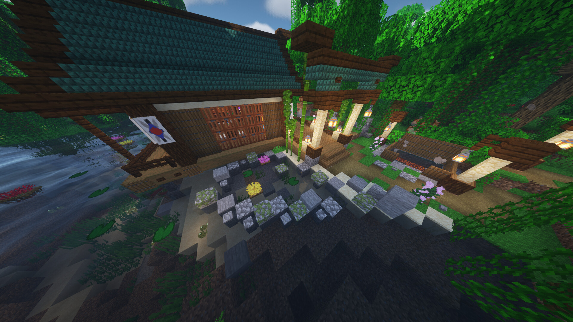 Just a Japanese themed house and some other things Minecraft Map