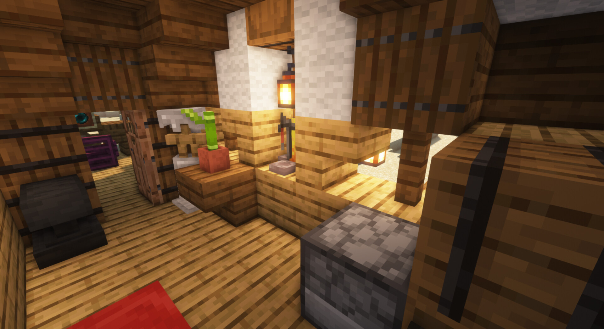 Small wagon build Minecraft Map