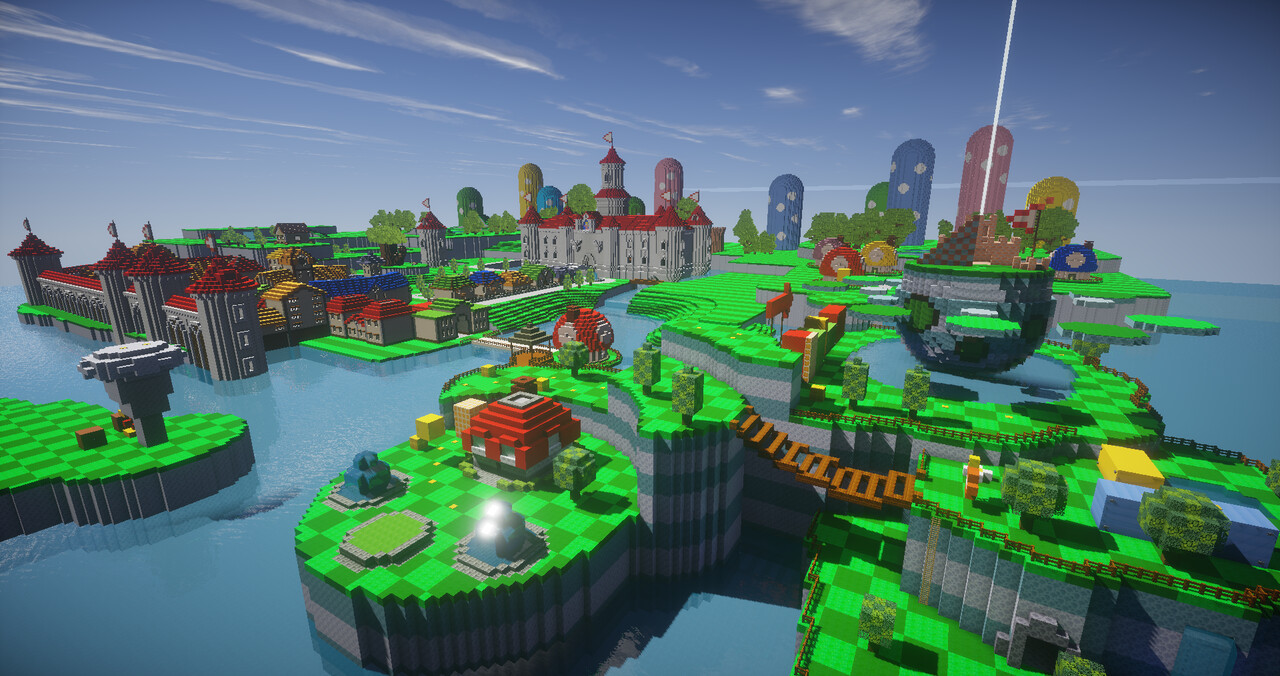 Super Mario Conquest [Adventure map]. Minecraft Map