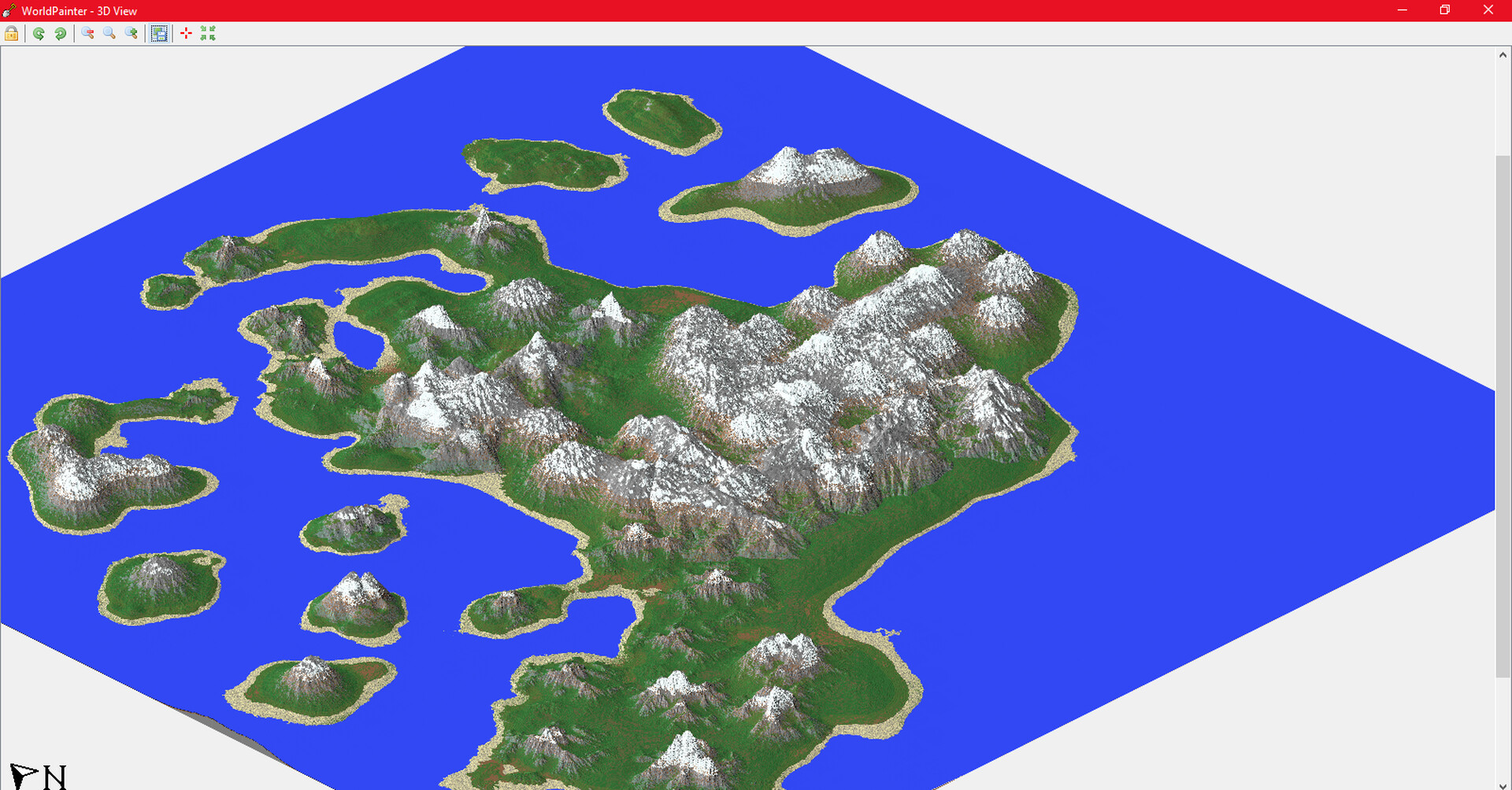 6000X6000 world painter map Minecraft Map