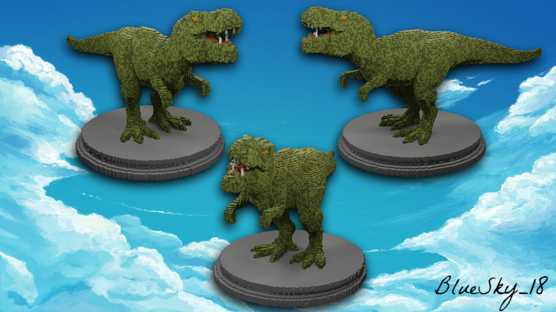 T-Rex Organic Minecraft Map