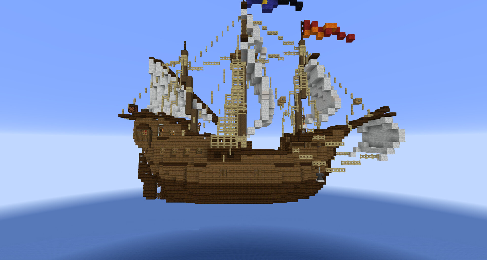 Medieval Ship large Carrack "Argotus" Minecraft Map