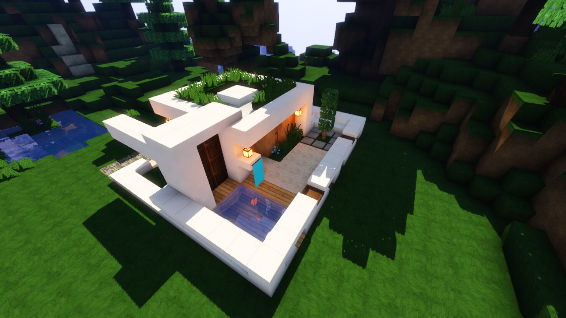 Small Modern House Minecraft Map