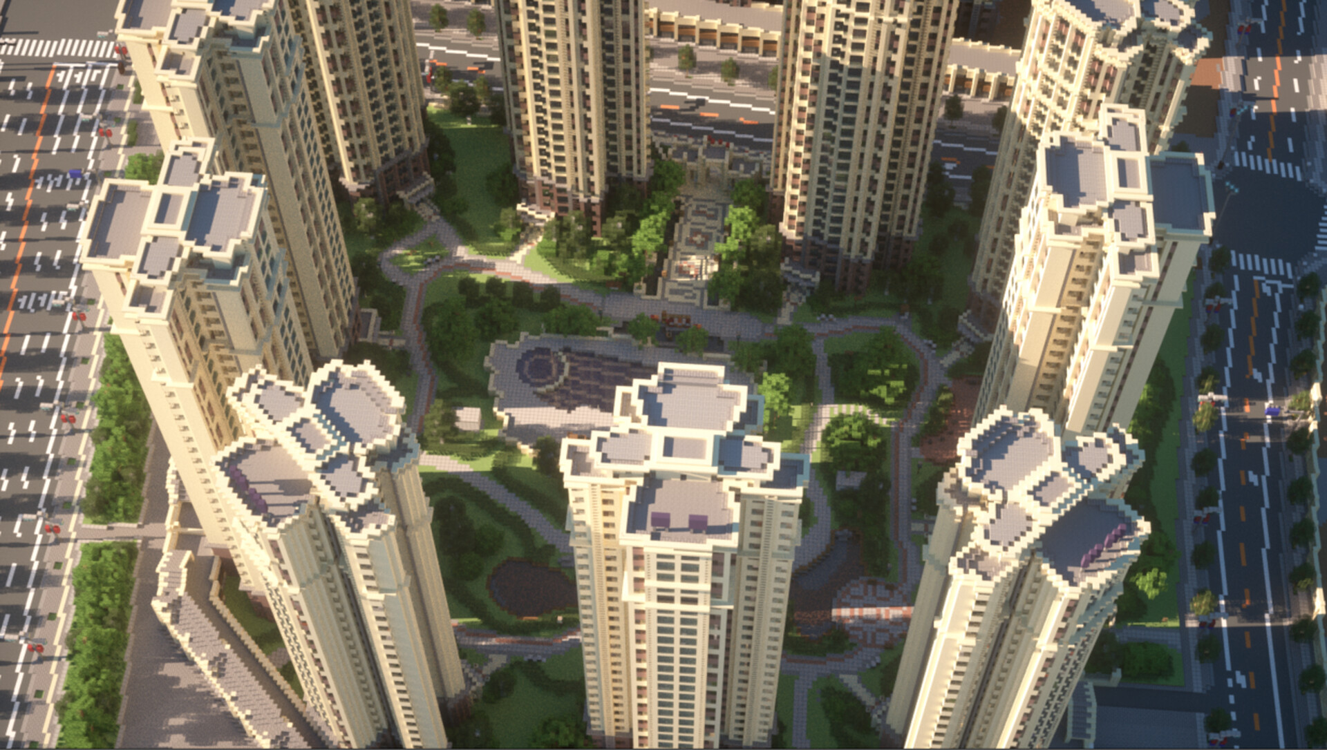 Residential quarters Minecraft Map