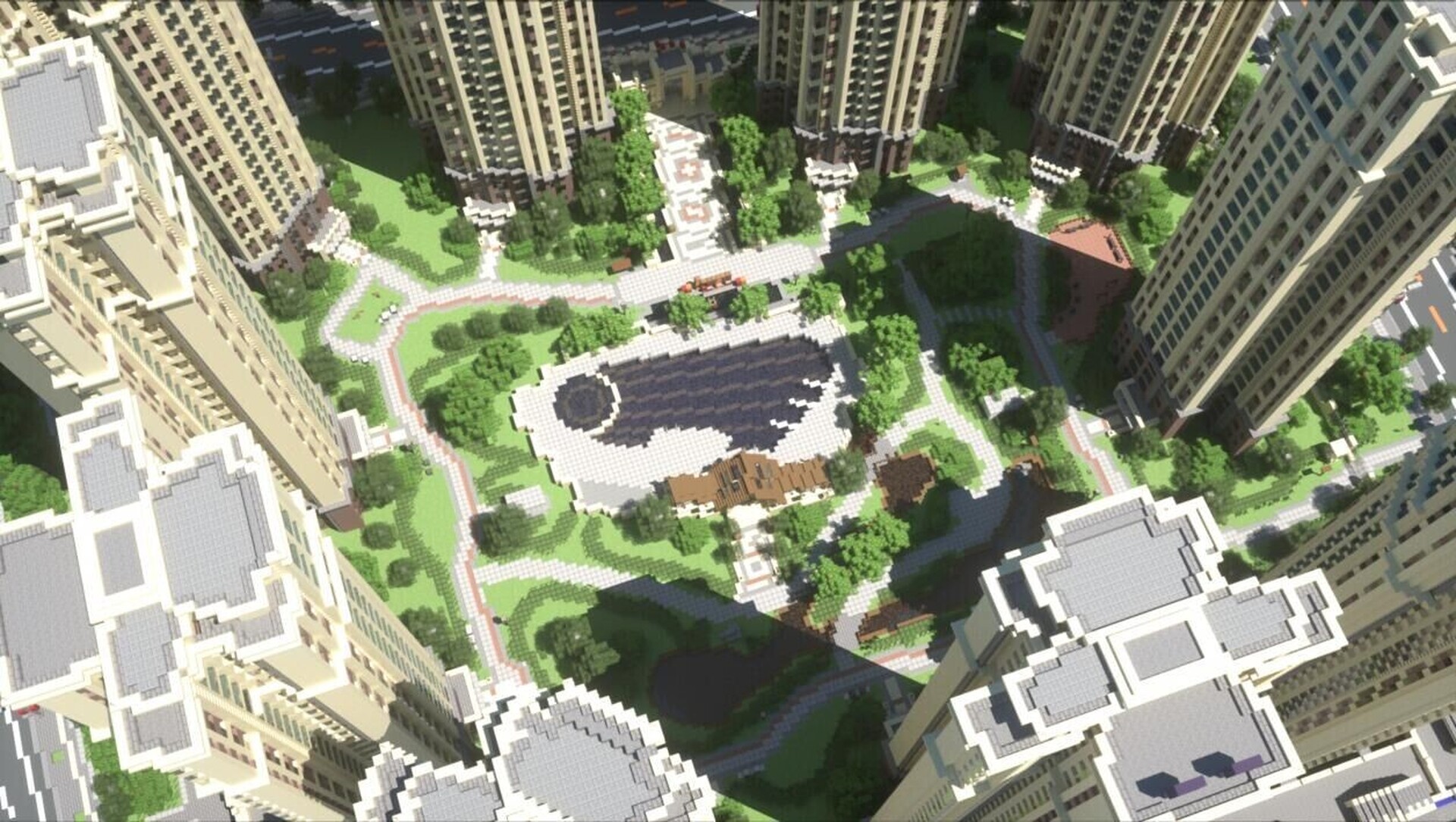 Residential quarters Minecraft Map