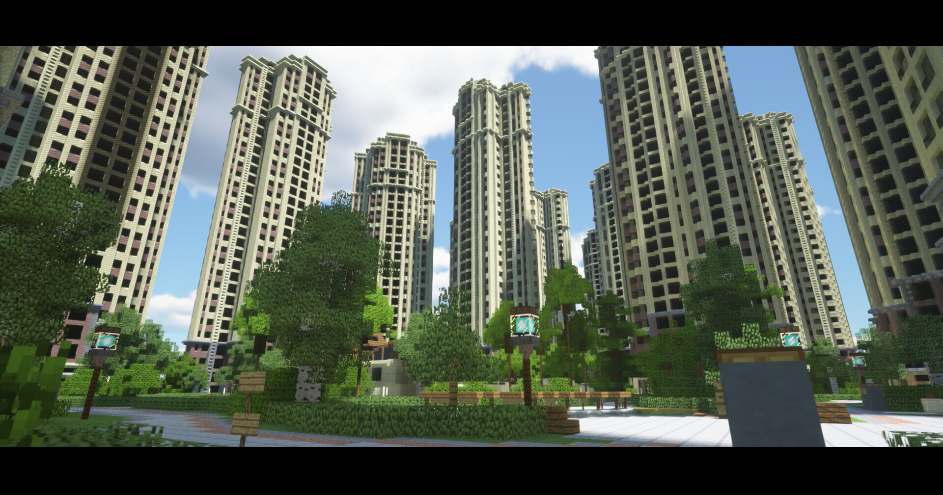 Residential quarters Minecraft Map