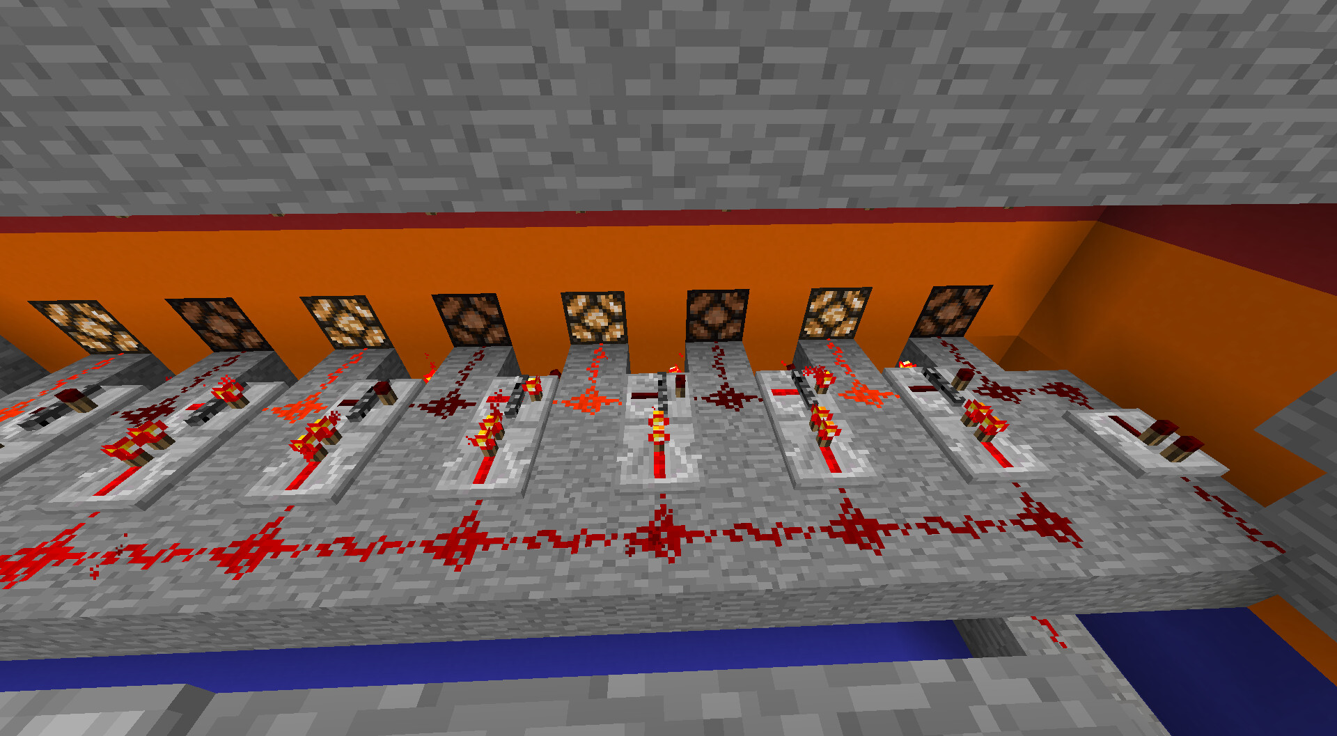 8-bit Serial Encoder, Decoder... IDK Minecraft Map