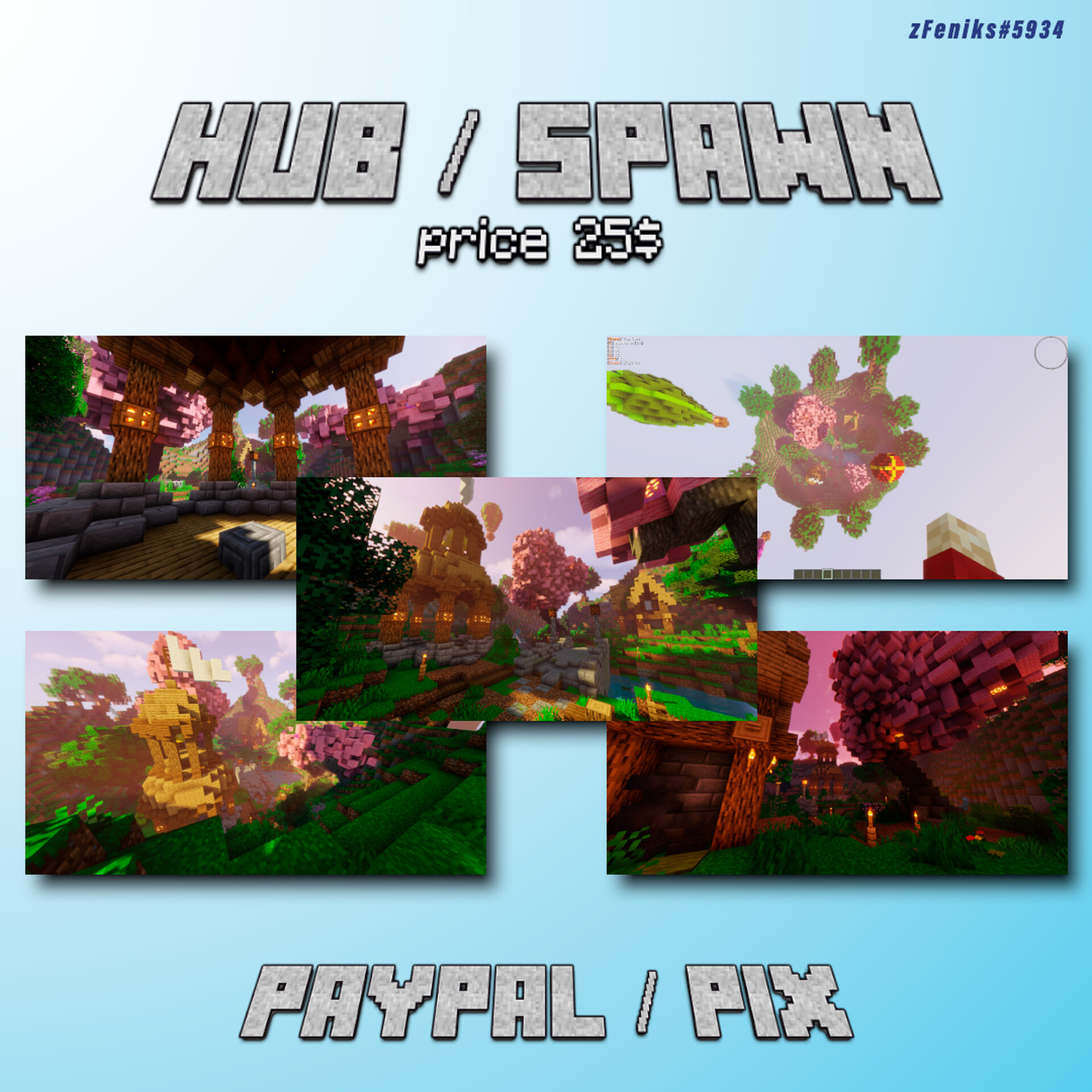 Spawn/Hub Minecraft Map