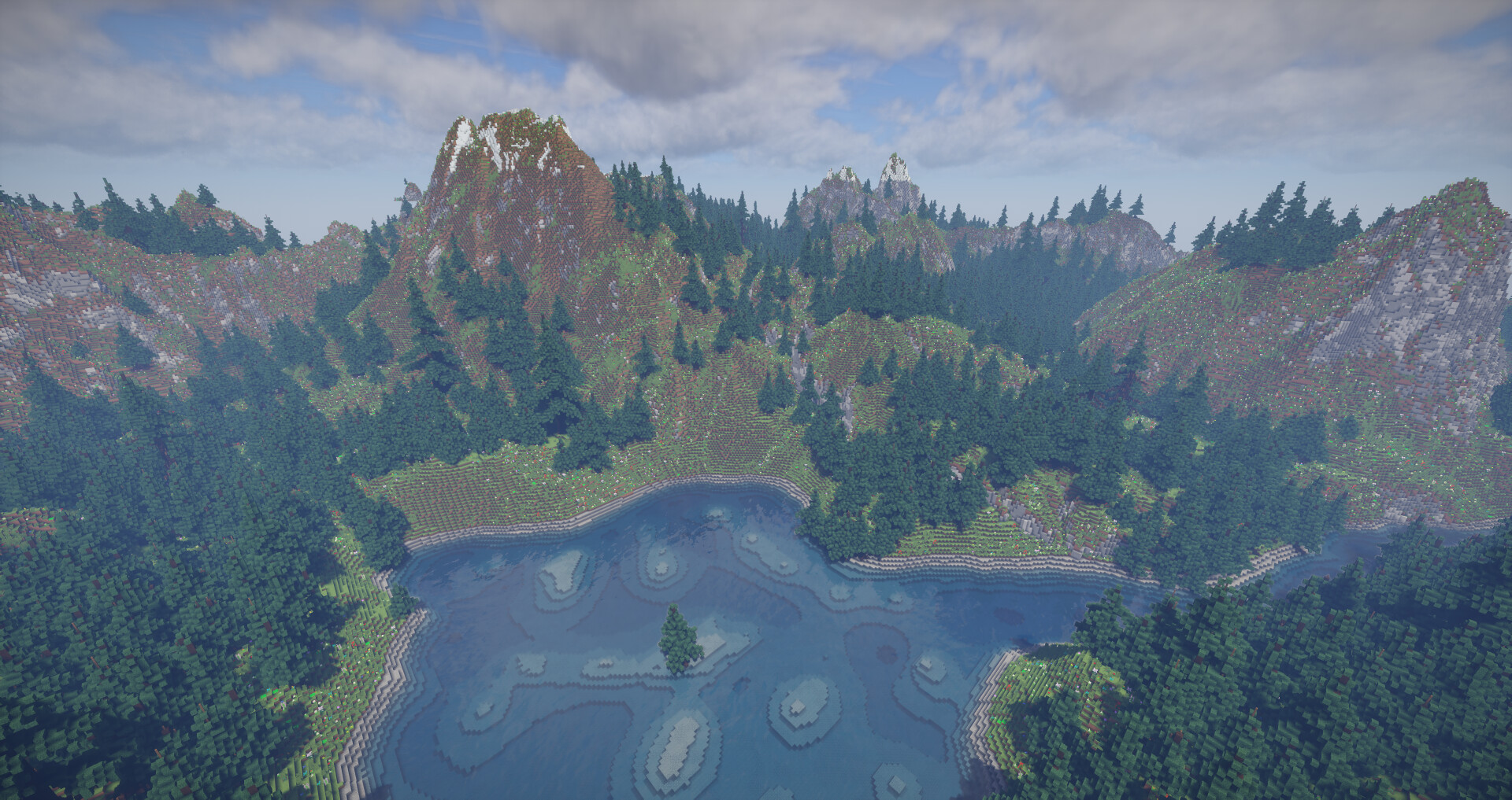 Jovika - A huge realistic european mountainous terrain Minecraft Map