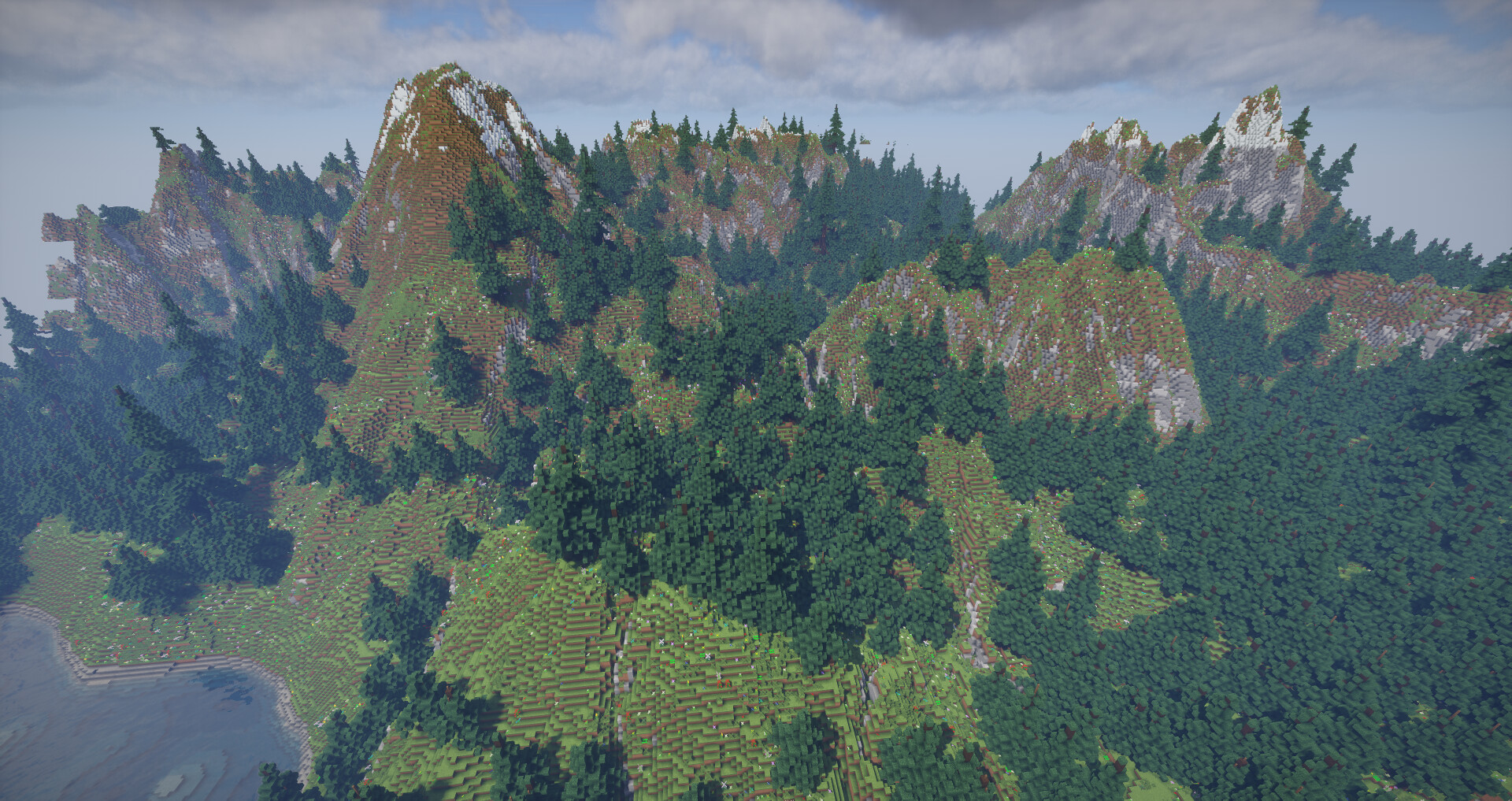Jovika - A huge realistic european mountainous terrain Minecraft Map