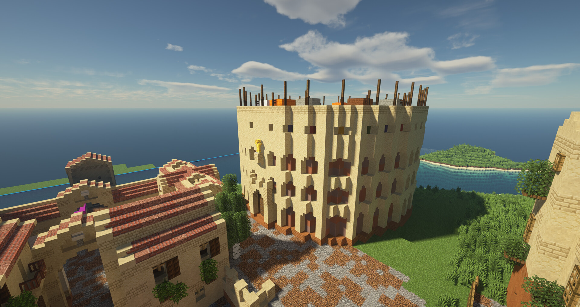 A roman arena in Minecraft Minecraft Map