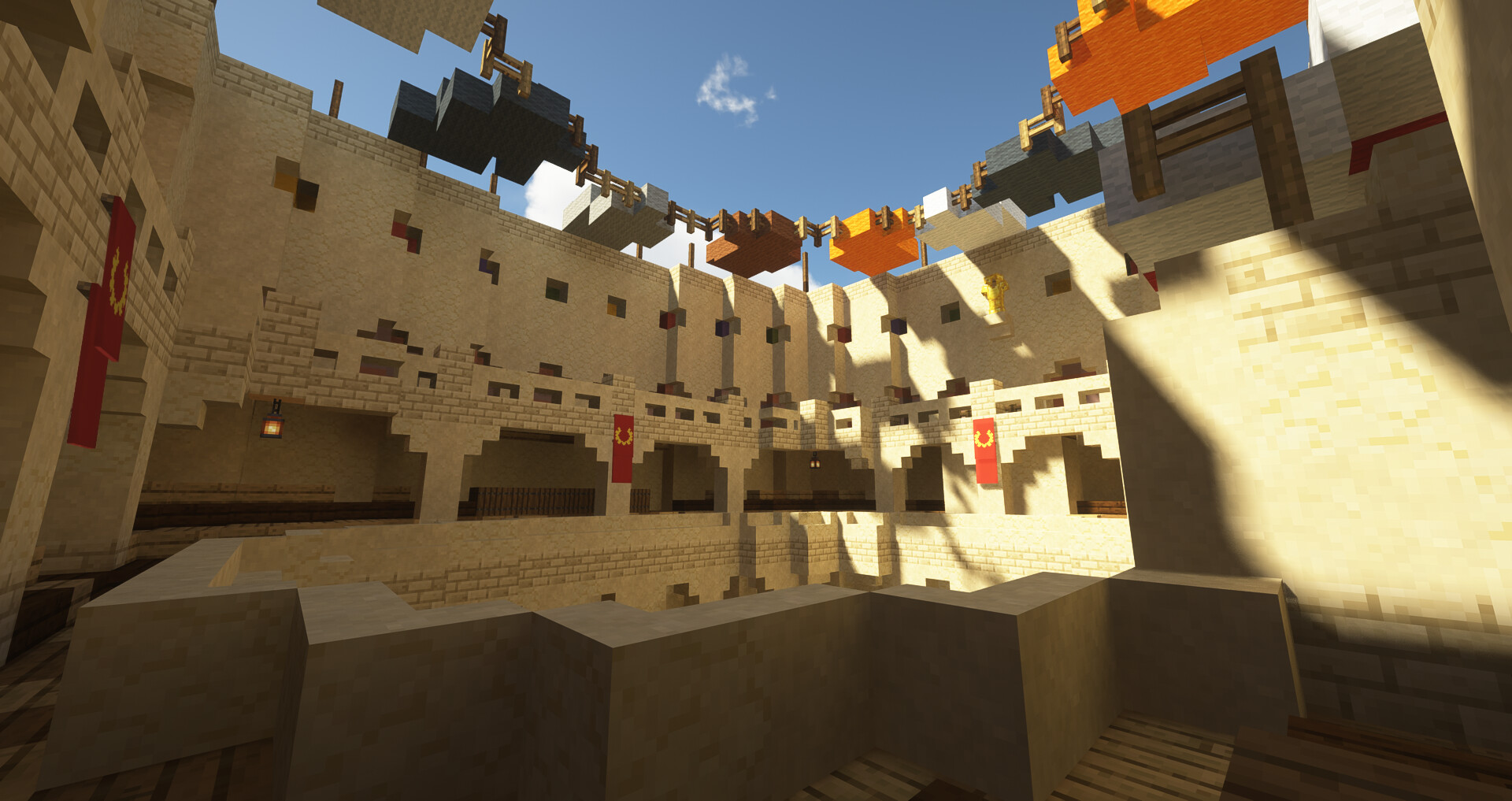A roman arena in Minecraft Minecraft Map