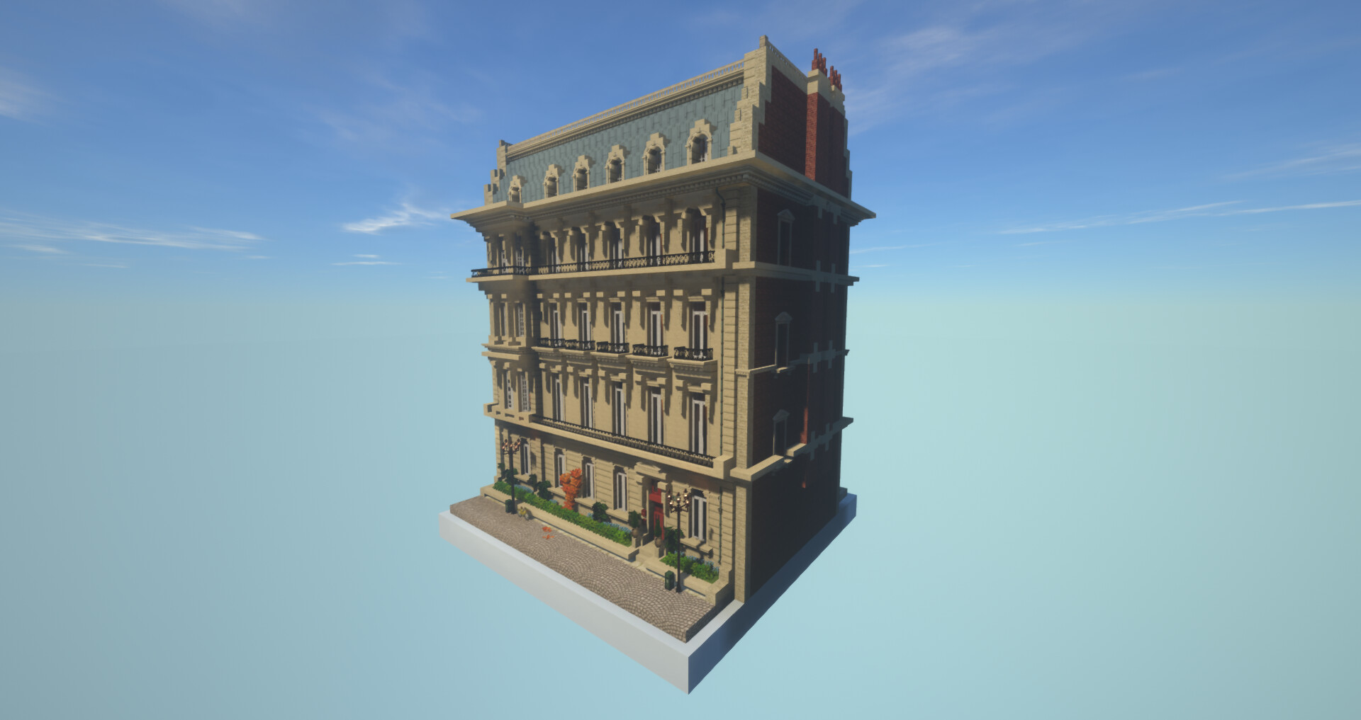 HAUSSMANIAN BUILDING / FULLY FINISHED / (COCRICOT) 1.12.2 Minecraft Map
