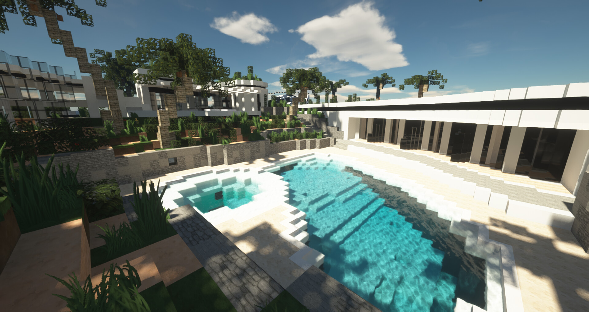 Modern Super mansion 2021 / NEW INTERIERS / +DOWNLOAD Minecraft Map