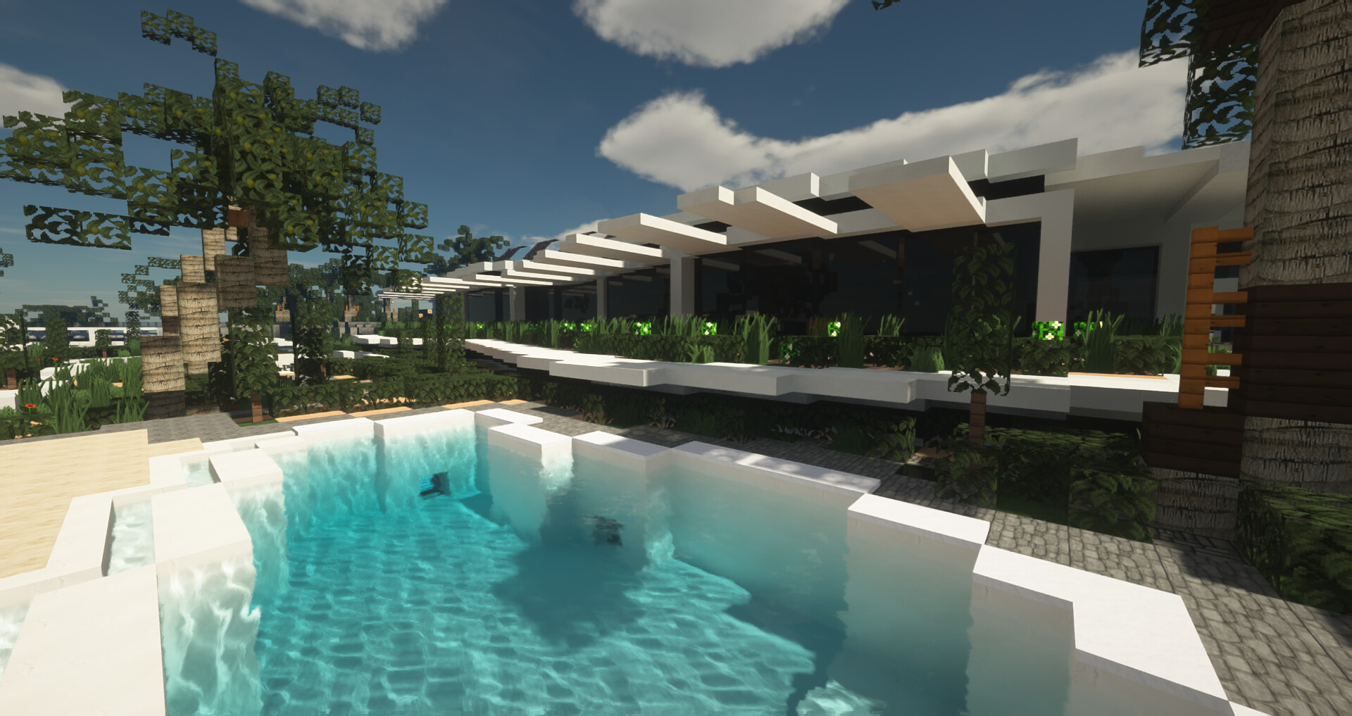 Modern Super mansion 2021 / NEW INTERIERS / +DOWNLOAD Minecraft Map