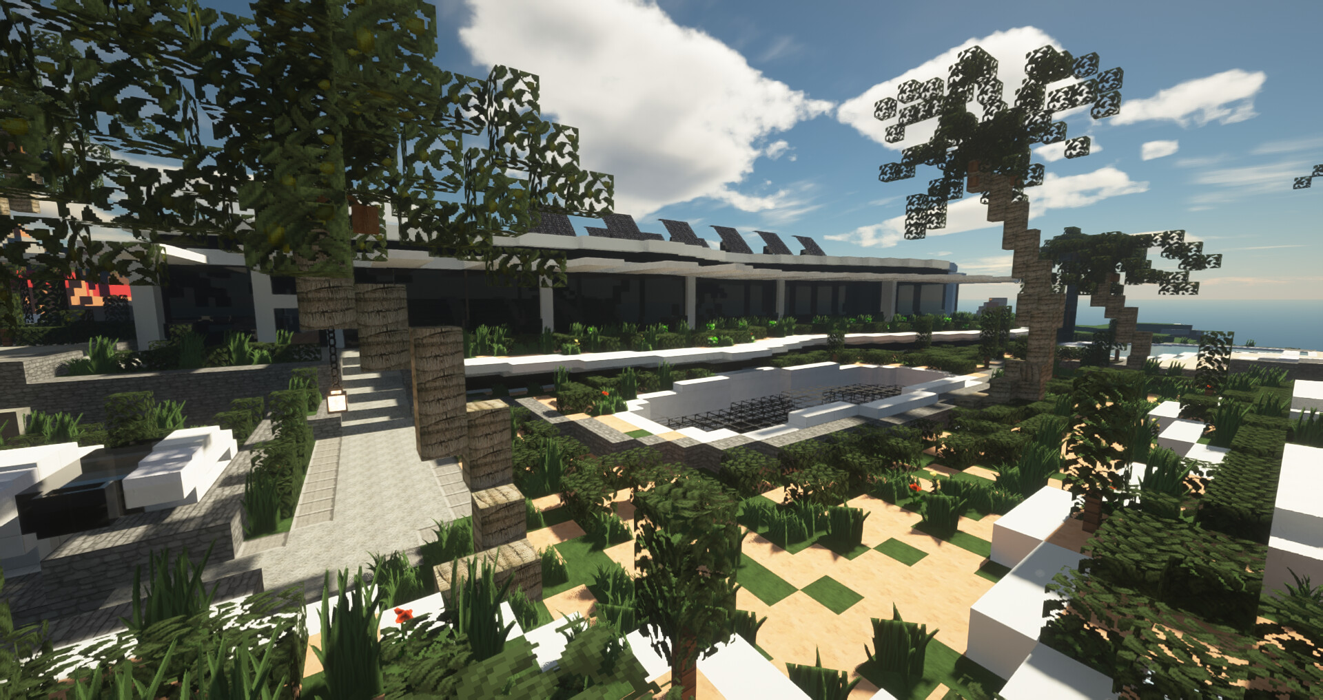 Modern Super mansion 2021 / NEW INTERIERS / +DOWNLOAD Minecraft Map
