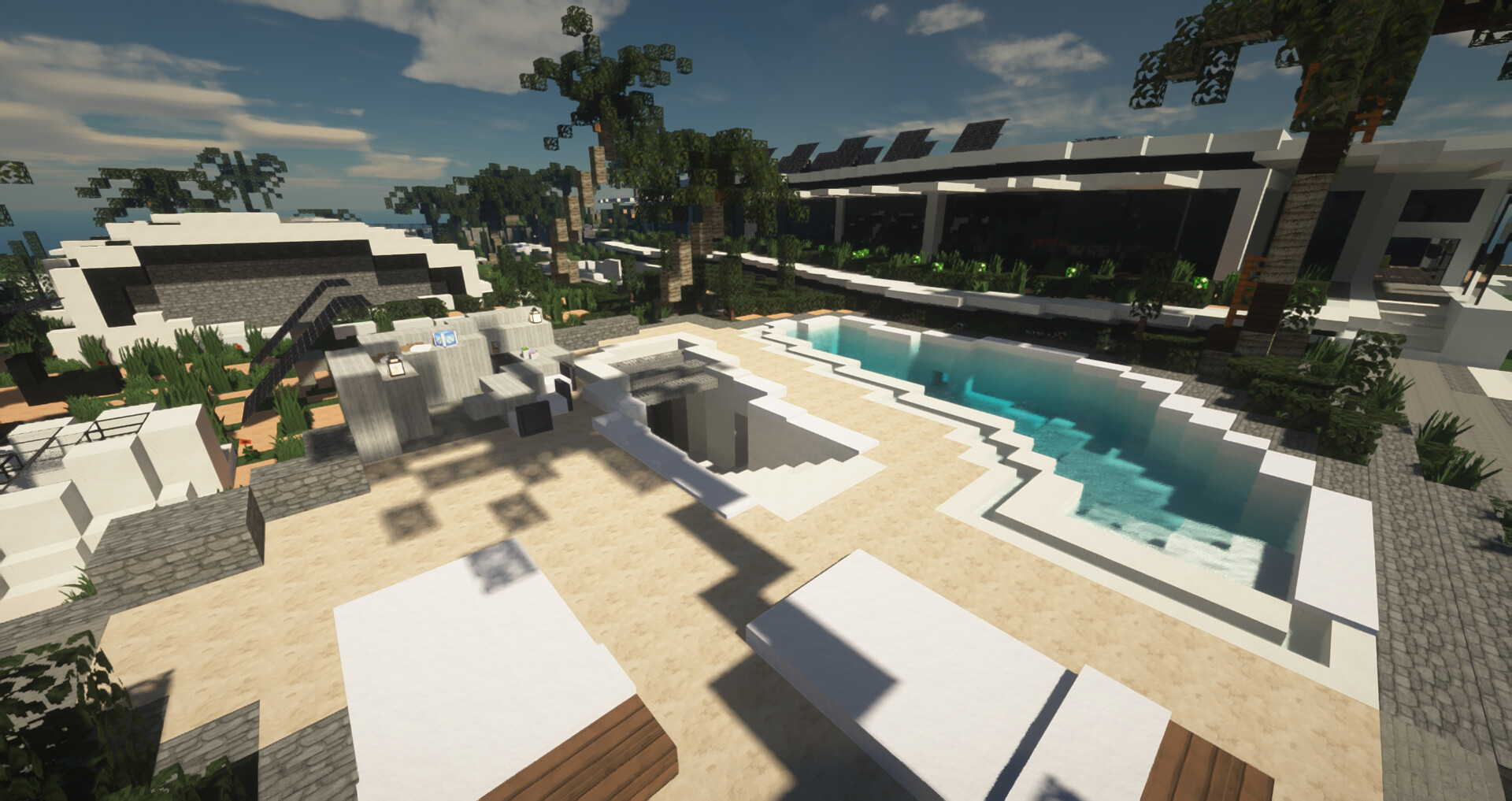 Modern Super mansion 2021 / NEW INTERIERS / +DOWNLOAD Minecraft Map