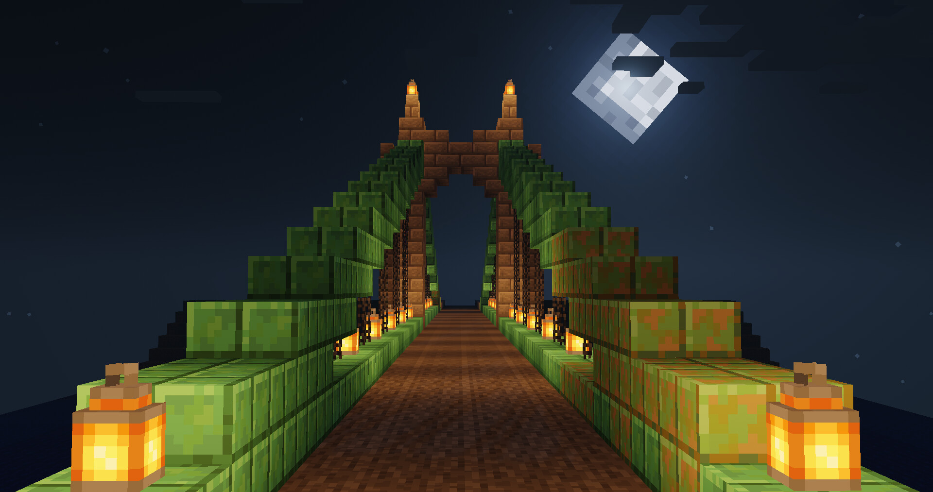 Copper Suspension Bridge Minecraft Map