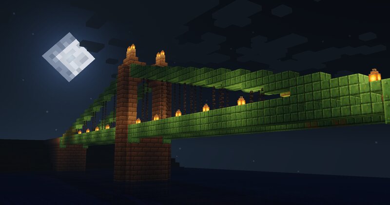 Copper Suspension Bridge Minecraft Map