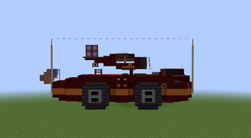 Antarctic Snow Cruiser 1.5:1 scale Minecraft Map