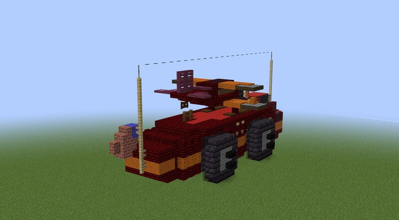 Antarctic Snow Cruiser 1.5:1 scale Minecraft Map