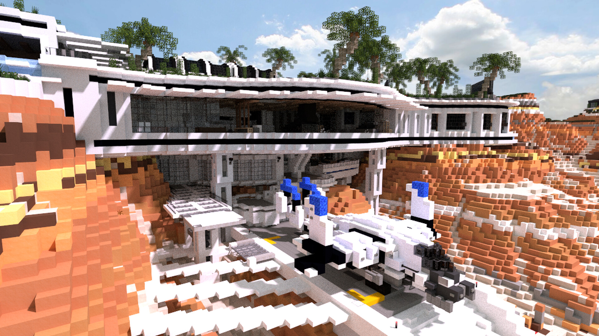 Modern Super mansion 2021 / NEW INTERIERS / +DOWNLOAD Minecraft Map