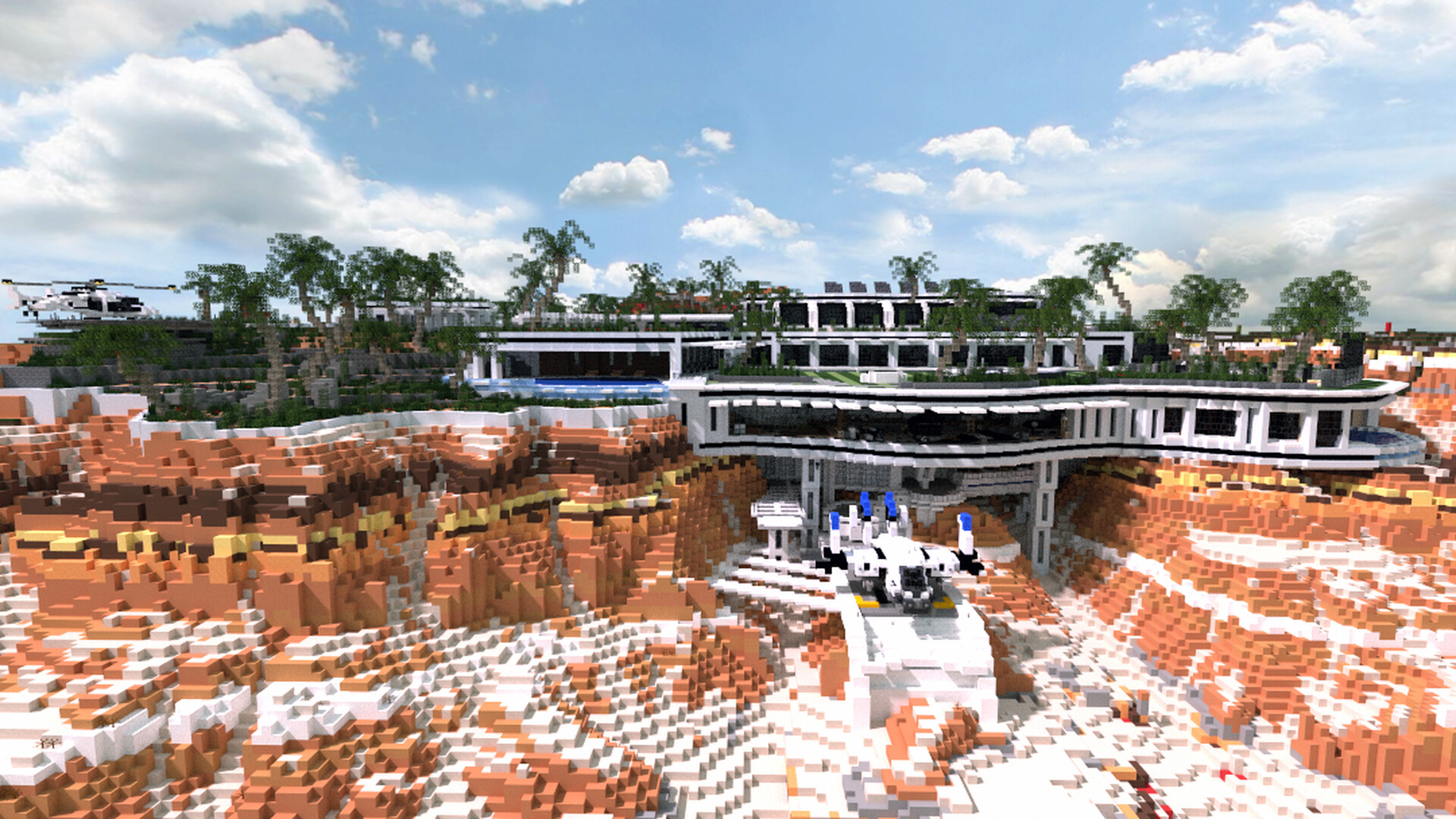 Modern Super mansion 2021 / NEW INTERIERS / +DOWNLOAD Minecraft Map