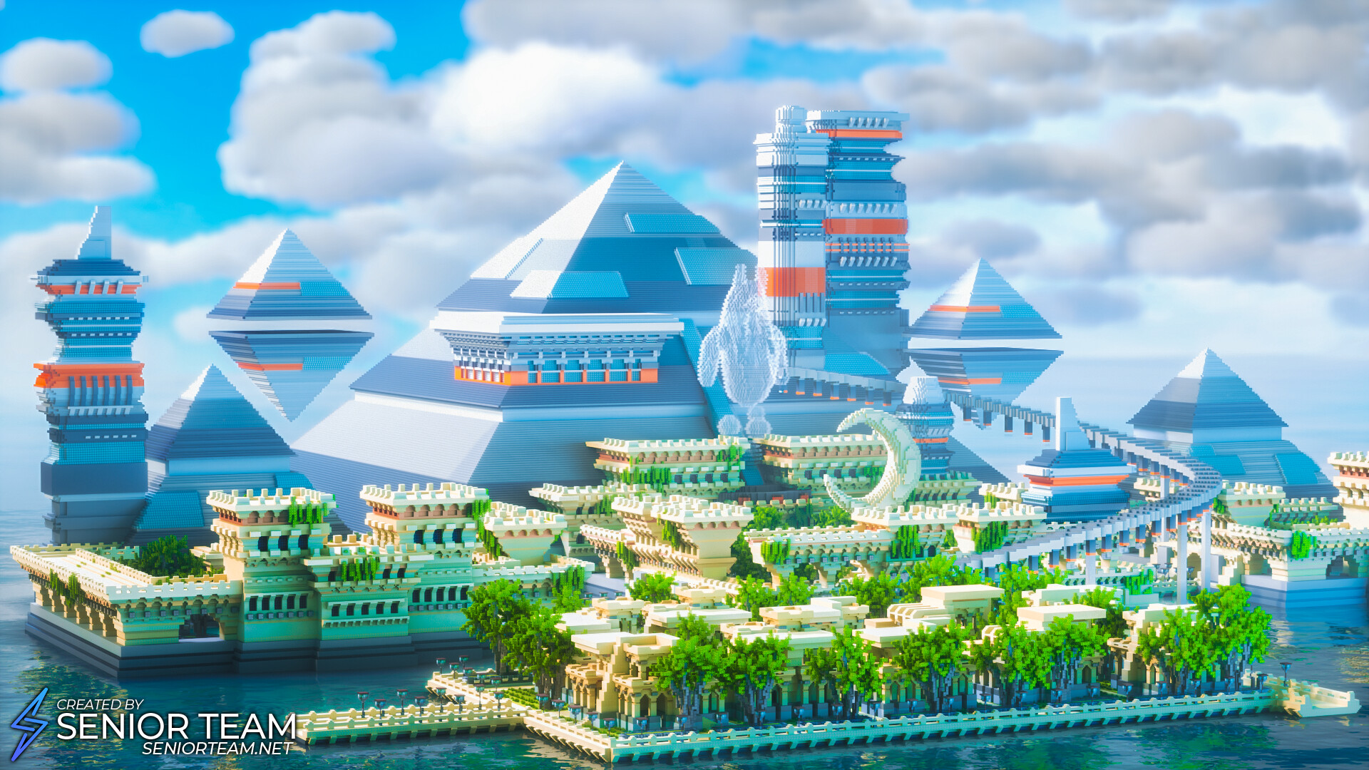 Pyramid Island Minecraft Map