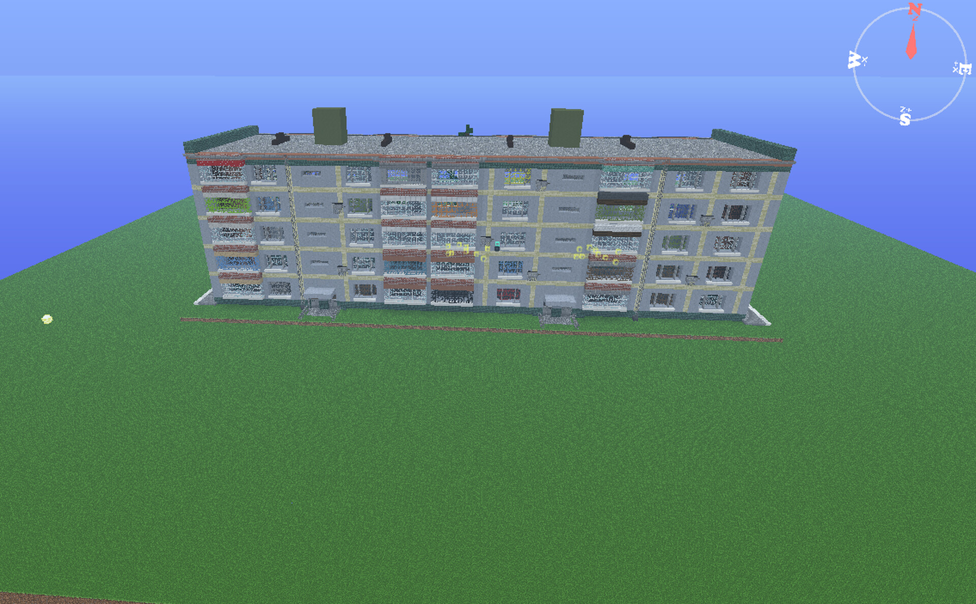 4 floors Soviet Apartment Realistic Residence by Anderbest Minecraft Map