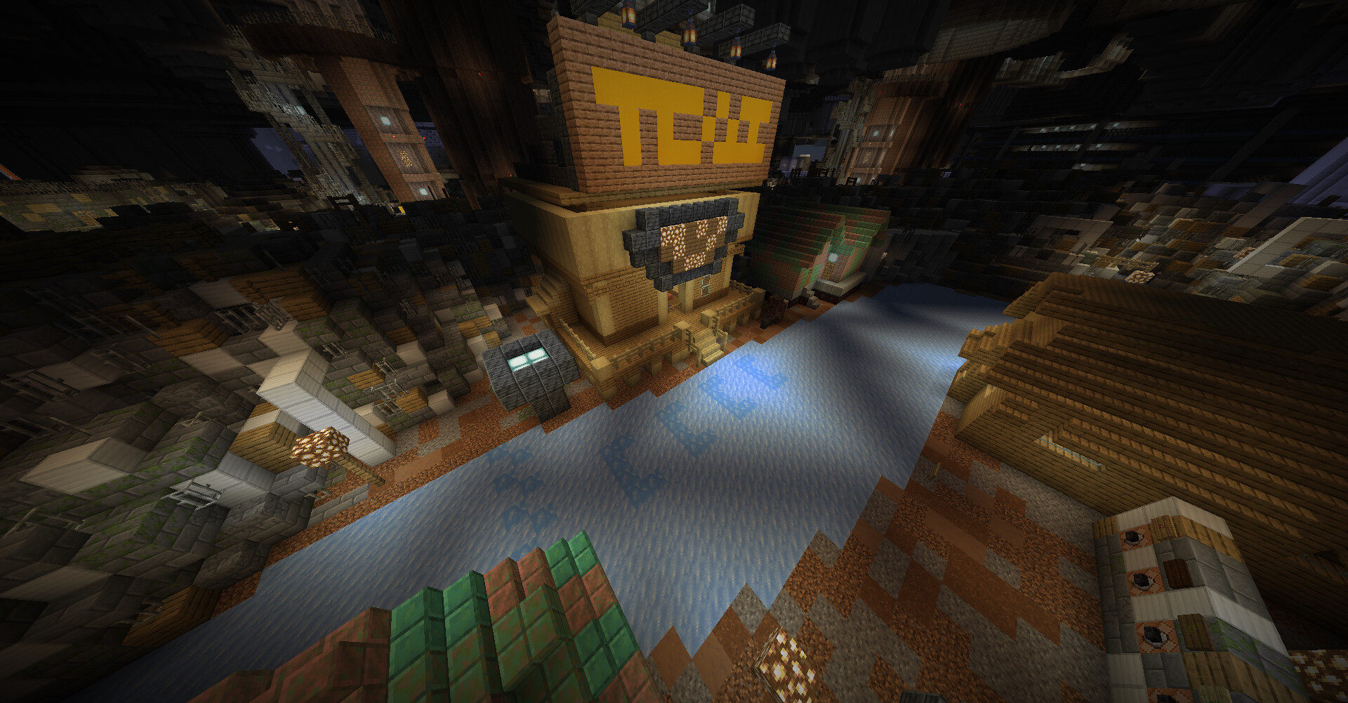 Midgar (Ice Boat Racing Track) Minecraft Map