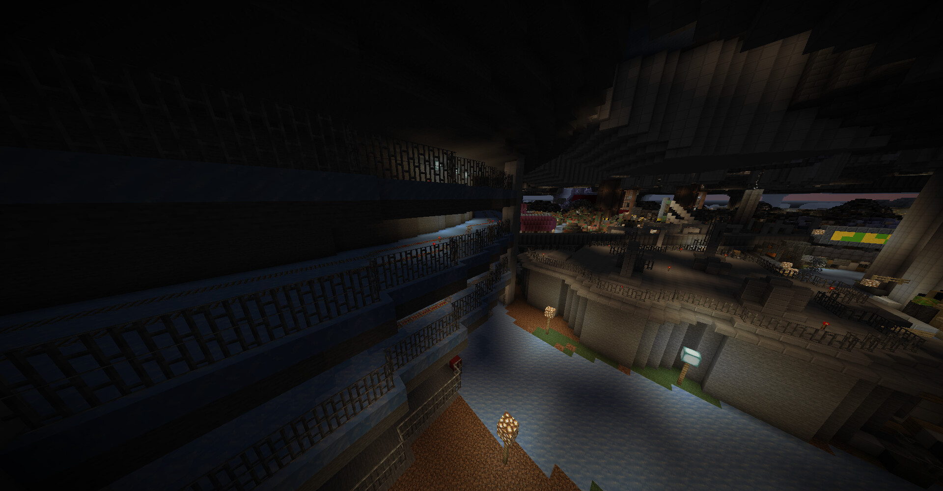 Midgar (Ice Boat Racing Track) Minecraft Map