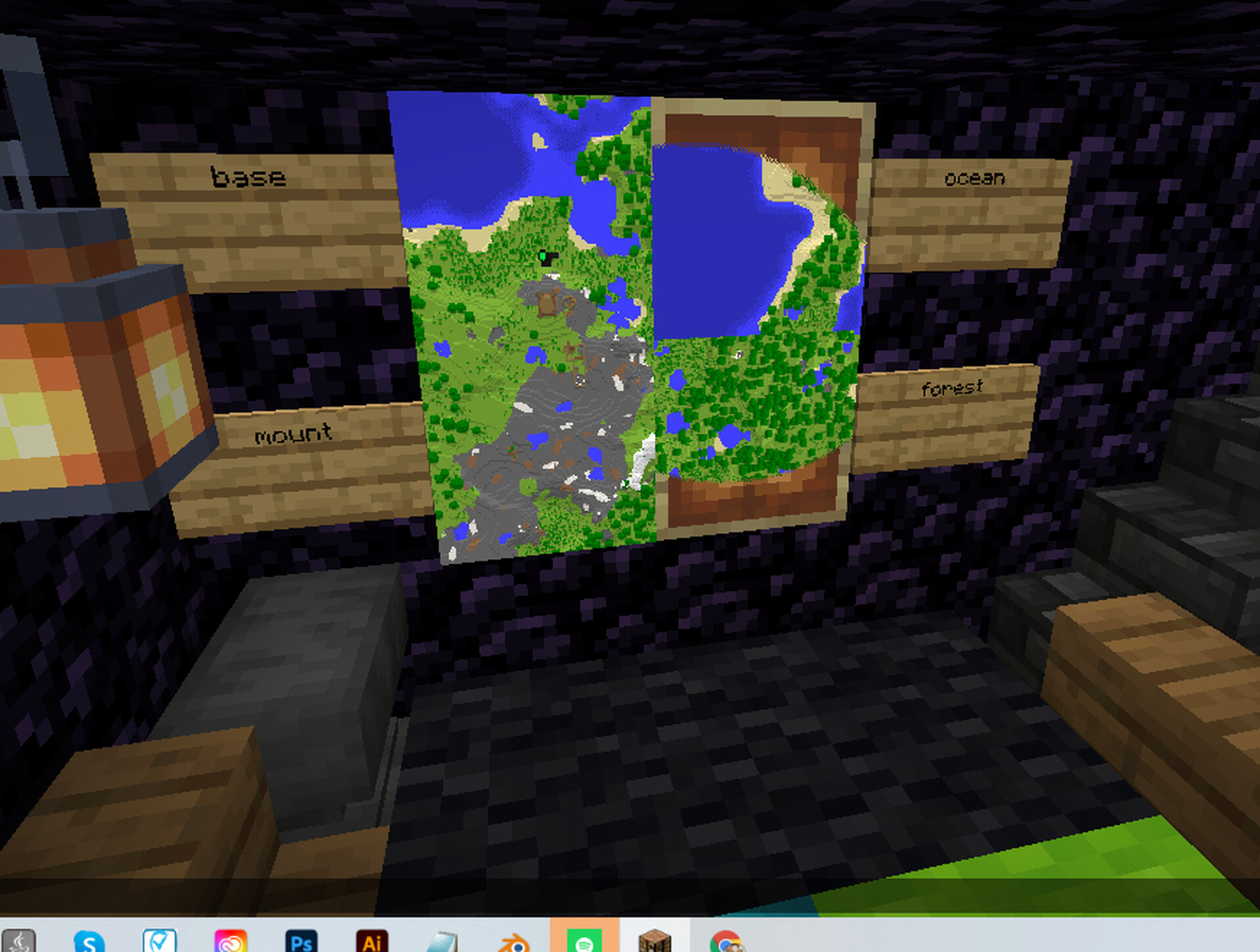 illager base Minecraft Map